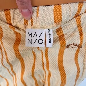 Mainio | Bottoms | Mainio Neutral Gender Kids Striped Orange And Cream ...